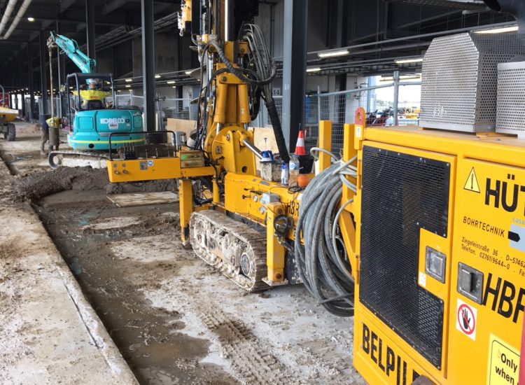 Adelaide Airport Expansion – Limited Headroom Piling | Belpile