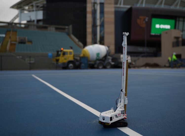 Tennis SA, Memorial Drive – Roof Enclosure Foundations | Belpile